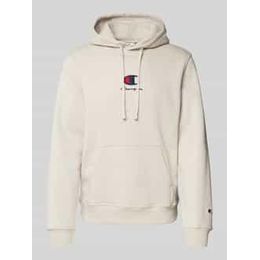 Champion Hoodie mit Label-Stitching