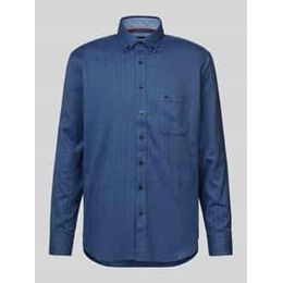 Fynch-Hatton Freizeithemd mit Button-Down-Kragen Modell 'Herringbone'