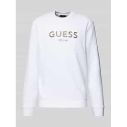 Guess Sweatshirt mit Label-Stitching Modell 'BOX'