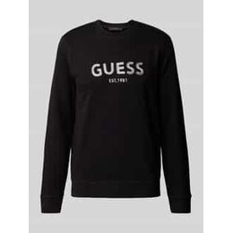 Guess Sweatshirt mit Label-Stitching Modell 'BOX'