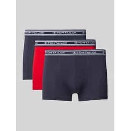 Tom Tailor Regular Fit Trunks im 5er-Set aus weicher Baumwolle mit elastischem Label-Bund