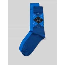 BOSS Socken mit Label-Detail im 2er-Pack