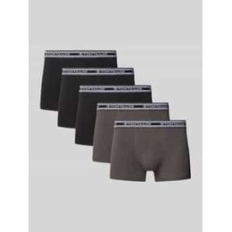 Tom Tailor Regular Fit Trunks im 5er-Set aus weicher Baumwolle mit elastischem Label-Bund