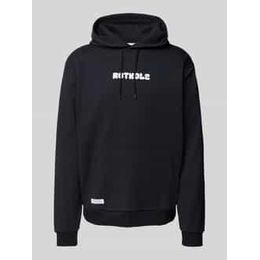 Rotholz Regular Fit Hoodie mit Label-Stitching