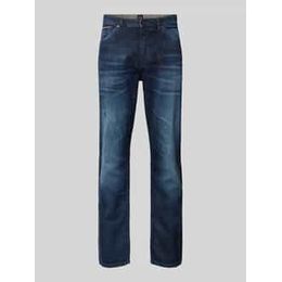 BOSS Orange Regular Fit Jeans mit Label-Detail Modell 'Selvedge'