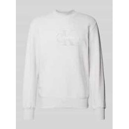 Calvin Klein Jeans Sweatshirt mit Label-Stitching