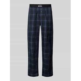 BOSS Straight Leg Pyjama-Hose mit Label-Bund Modell 'Urban Pants'