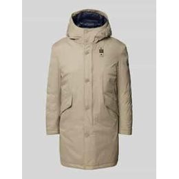 Blauer Parka mit Kapuze Modell 'FALCON'