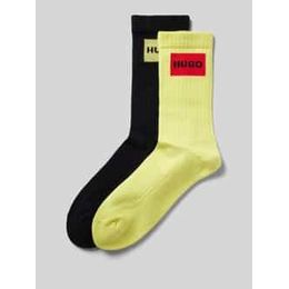 Hugo Socken mit Label-Stitching im 2er-Pack