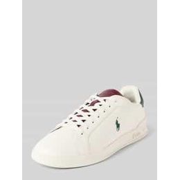 Polo Ralph Lauren Ledersneaker mit Logo-Stitching