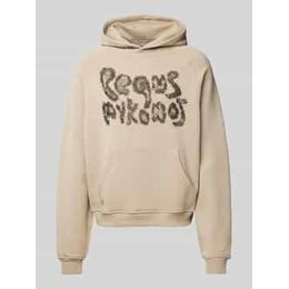 PEQUS Hoodie mit Label-Print