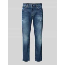 BOSS Orange Regular Fit Jeans mit Label-Patch