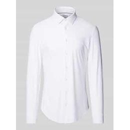 Jake*s Super Slim Fit Business-Hemd mit Kentkragen