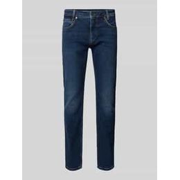 MAC Straight Fit Jeans im 5-Pocket-Design Modell 'Arne'