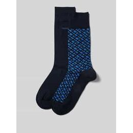 BOSS Socken mit Label-Detail im 2er-Pack