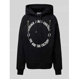 Versace Jeans Couture Hoodie mit Label- und Statement-Print