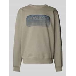 G-Star Raw Sweatshirt mit Label-Print