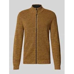 Camel Active Strickjacke mit Reißverschluss