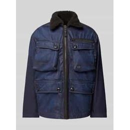 G-Star Raw Sherpa Jacket in Denim-Optik Modell 'Utility'