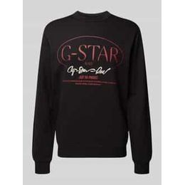 G-Star Raw Sweatshirt mit Label-Print