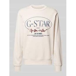 G-Star Raw Sweatshirt mit Label-Print