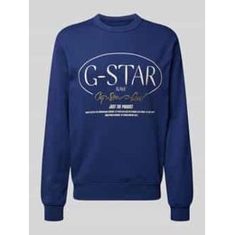 G-Star Raw Sweatshirt mit Label-Print