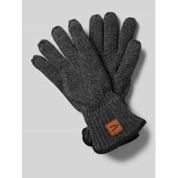 Camel Active Handschuhe mit Label-Detail