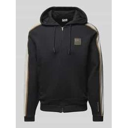 EA7 Emporio Armani Sweatjacke mit Label-Patch