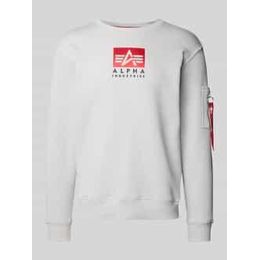 Alpha Industries Sweatshirt mit Rundhalsausschnitt