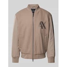 Armani Exchange Bomberjacke mit Label-Stitching