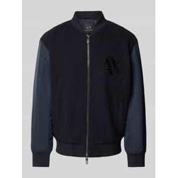 Armani Exchange Bomberjacke mit Label-Stitching