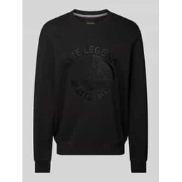 PME-Legend Sweatshirt mit Label-Stitching