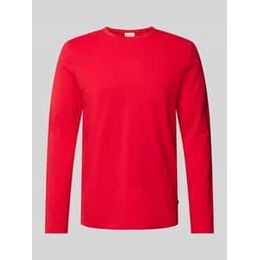 s.Oliver RED LABEL Regular Fit Langarmshirt aus weichem Baumwoll-Jersey