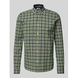 s.Oliver RED LABEL Regular Fit Freizeithemd aus Baumwollstretch mit Button-Down-Kragen