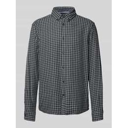 s.Oliver RED LABEL Regular Fit Freizeithemd aus strukturierter Baumwolle mit Button-down-Kragen