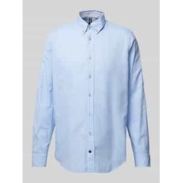 HECHTER PARIS Modern Fit Freizeithemd mit Button-Down-Kragen