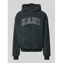 Karl Kani Hoodie mit Label-Patches