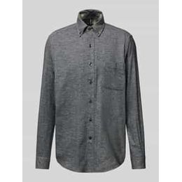 HECHTER PARIS Regular Fit Freizeithemd mit Button-Down-Kragen