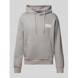 Jack & Jones Hoodie mit Label-Print Modell 'ECORP'