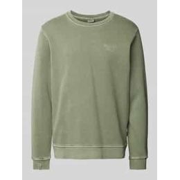 Pepe Jeans Sweatshirt mit Label-Stitching Modell 'Aris Crew'