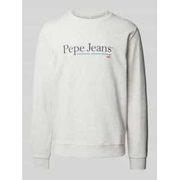 Pepe Jeans Sweatshirt mit Label-Print Modell 'SEAN'