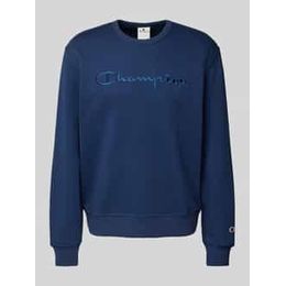 Champion Sweatshirt mit Label-Stitching