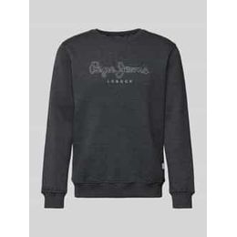 Pepe Jeans Sweatshirt mit Label-Stitching Modell 'Nouvel'