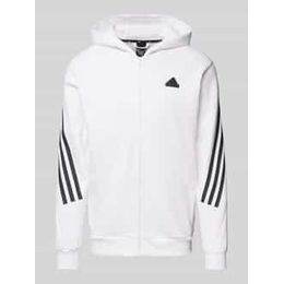 adidas Sportswear Sweatjacke mit Label-Detail und Reißverschluss