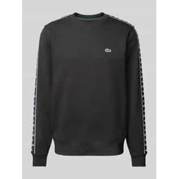 Lacoste Sweatshirt mit Label-Stitching