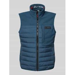 s.Oliver RED LABEL Regular Fit Steppweste mit Kontrast-Details