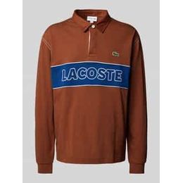 Lacoste Relaxed Fit Poloshirt mit Label-Stitching