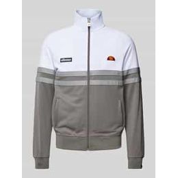 Ellesse Sweatjacke mit Label-Patches Modell 'RIMINI TRACK TOP'