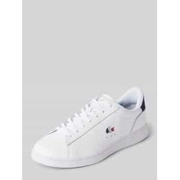 Lacoste Ledersneaker mit Logo-Stitching Modell 'CARNABY'