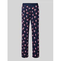 Christian Berg Relaxed Fit Pyjama-Hose mit elastischem Statement-Bund